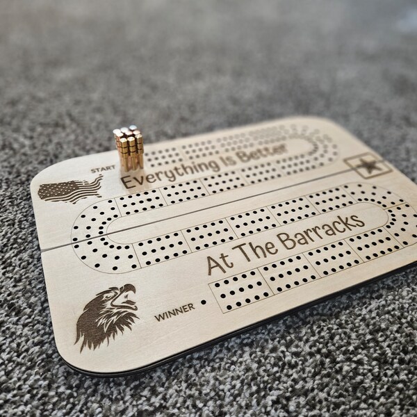 Travel Cribbage - Etsy UK
