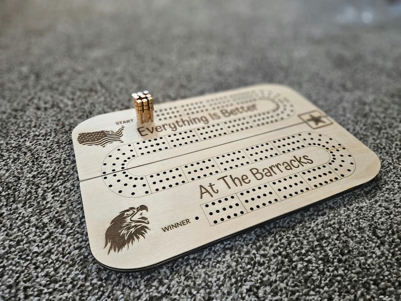Cribbage Board Svg File ONLY, for Laser Cutting - Etsy