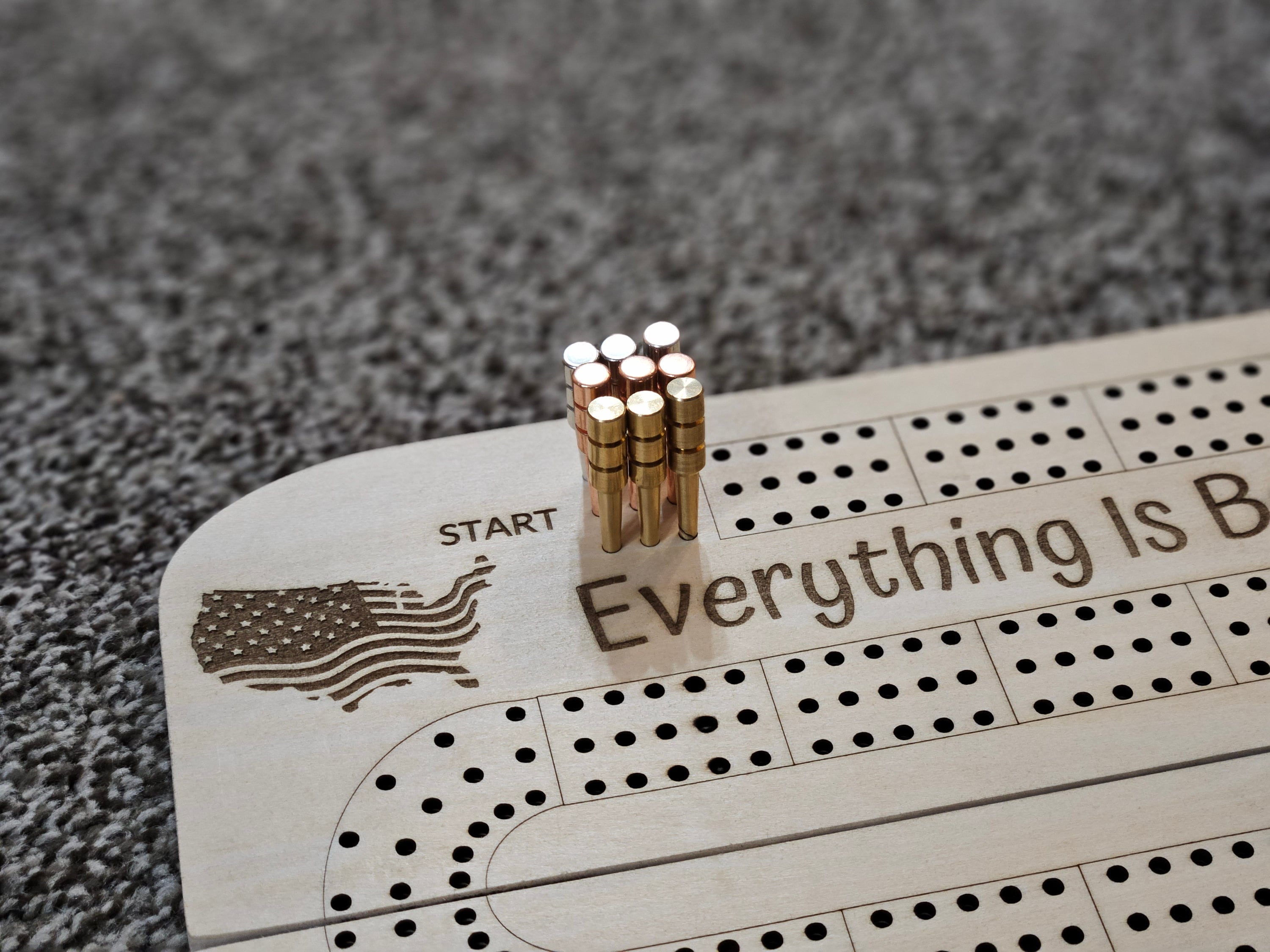 Cribbage Board Svg File ONLY, for Laser Cutting - Etsy