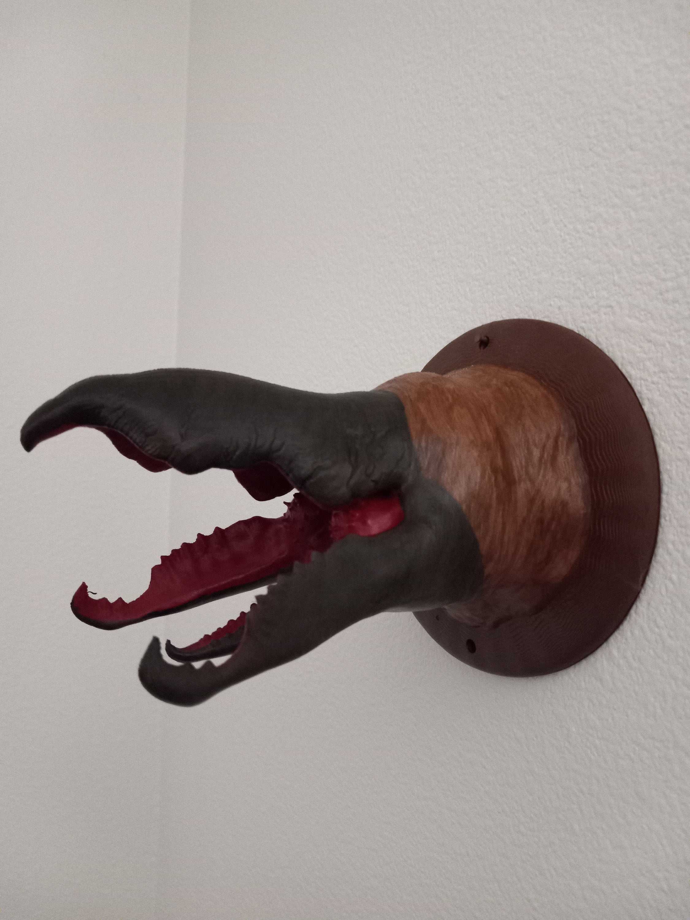3D Printed Graboid From Tremors – Hand Painted & Wall Mountable! - Etsy