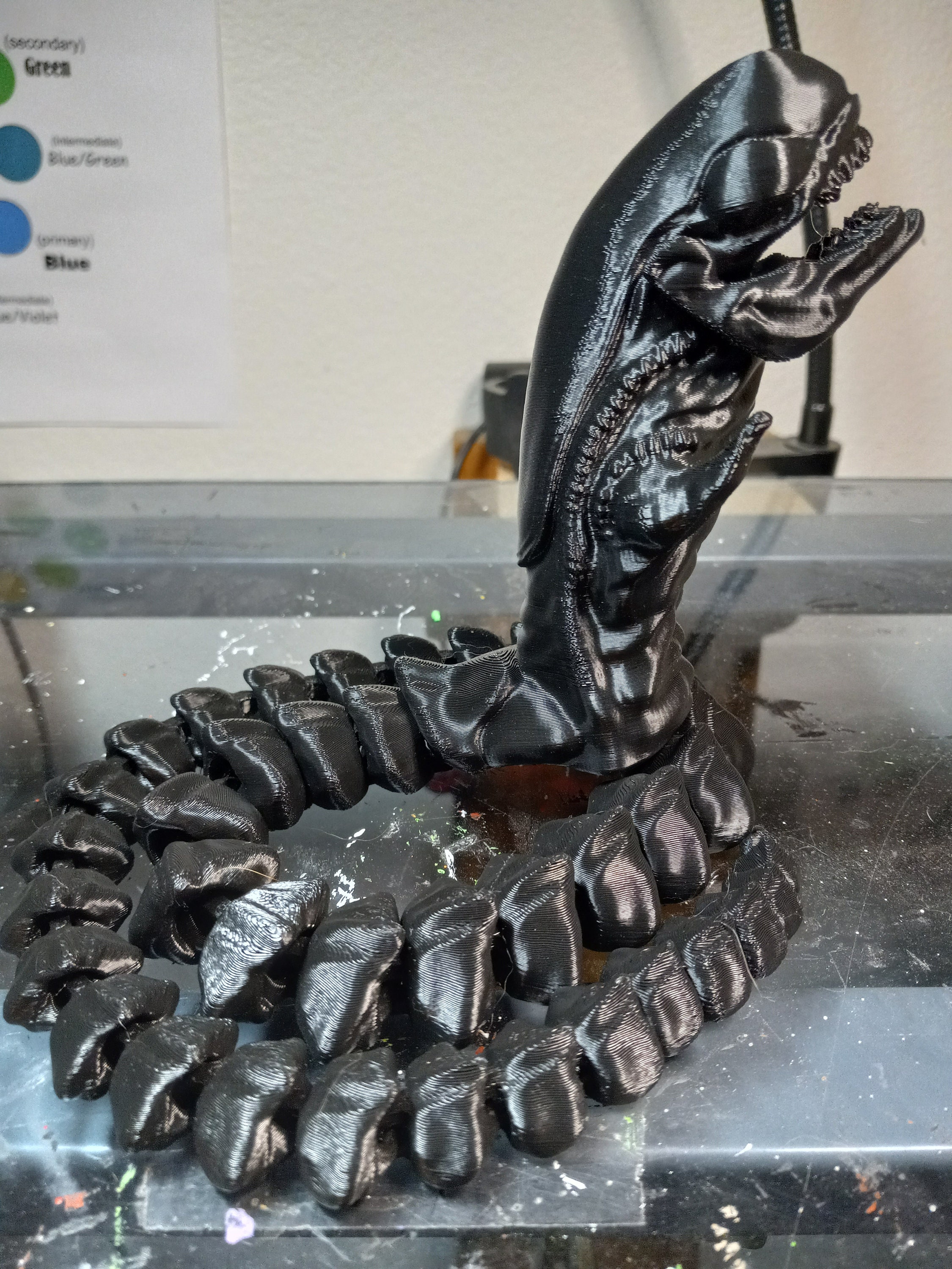 Chestburster Black 3D Printed and Fully Moveable With a Moving Jaw!! - Etsy