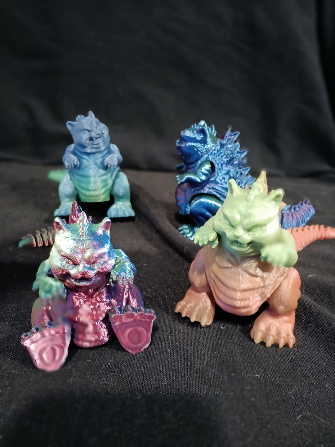 Articulated 3D Printed CATZILLA Toy – the Tiny Terror of Cute ...