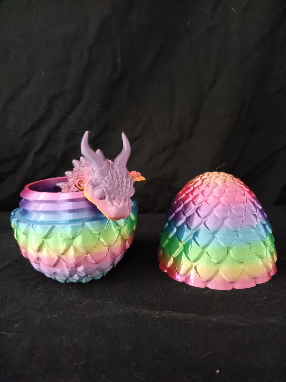 Rainbow Dragon Egg With a Mystery Dragon Inside Great Fidget Toy - Etsy