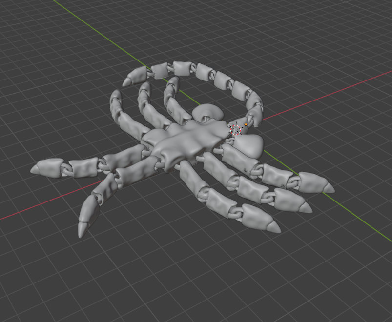 Flexi Facehugger - STL File - Fully Articulated Fidget Toy - Print in ...