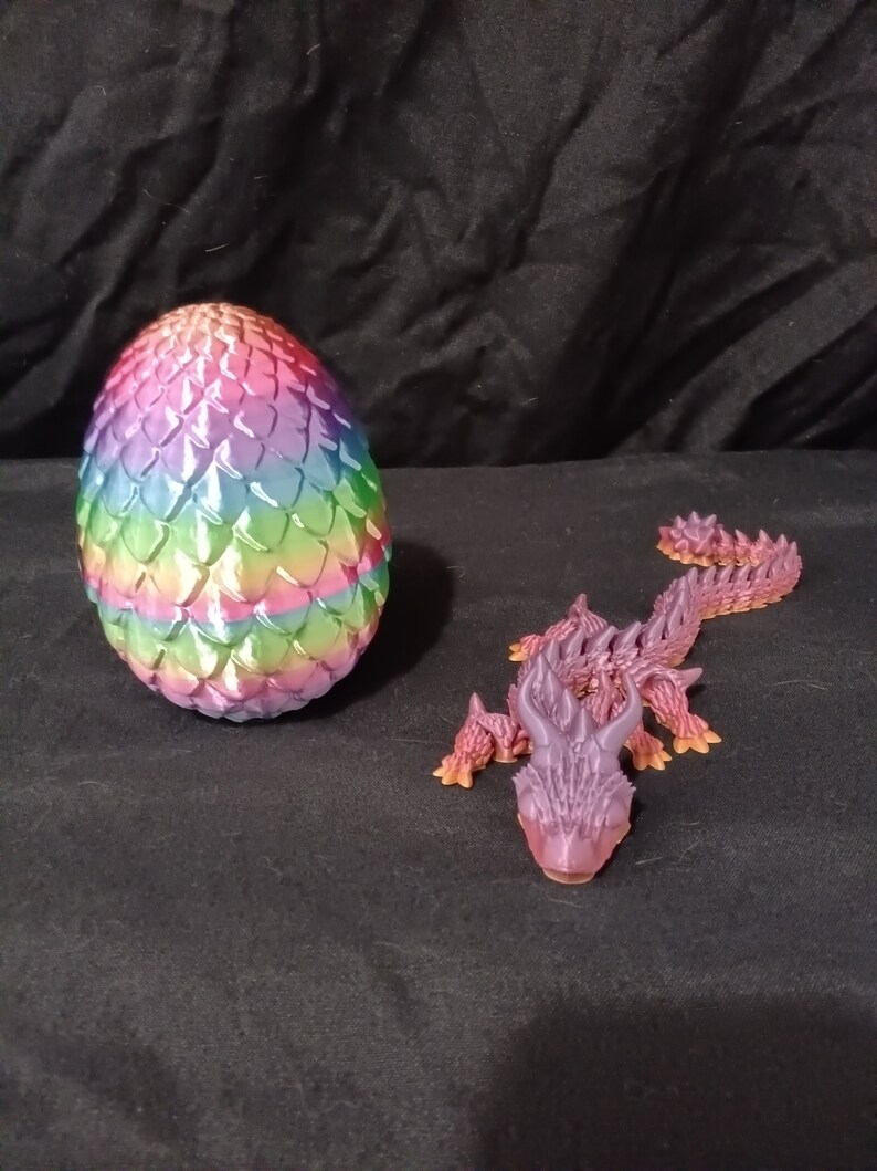 Rainbow Dragon Egg With a Mystery Dragon Inside Great Fidget Toy - Etsy