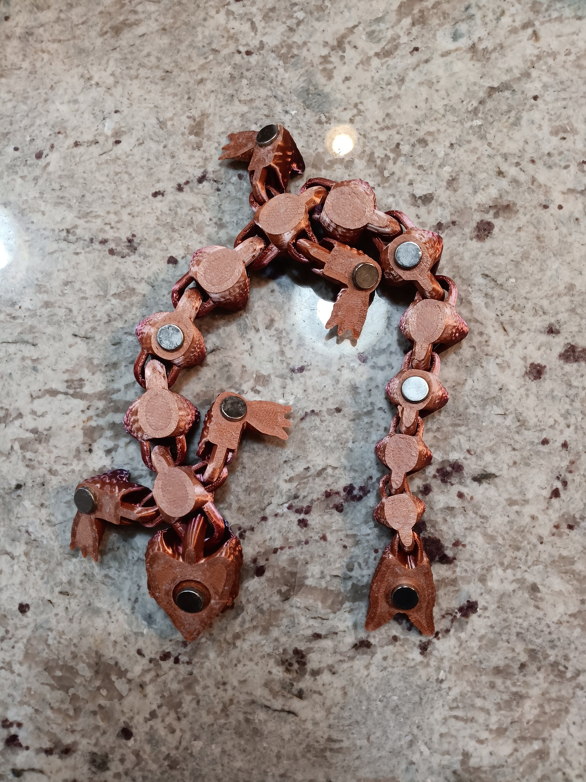 Articulated Lizard Dragon With Magnet Slots Stl for 3d Printing Flexi ...