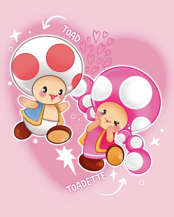 Toad And Toadette Together