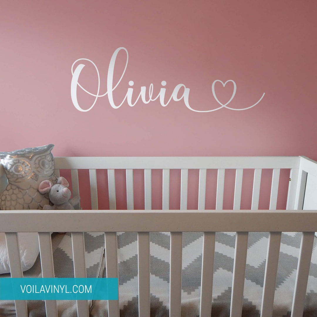 Your Baby / Child's Name Wall Decal Nursery Decor Wall Name Decal - Etsy