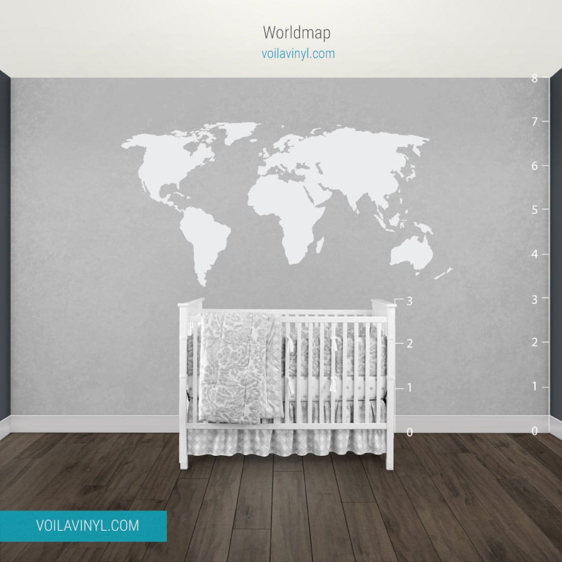 World Map With Pins Wall Decal Sticker Home Decor Travel - Etsy