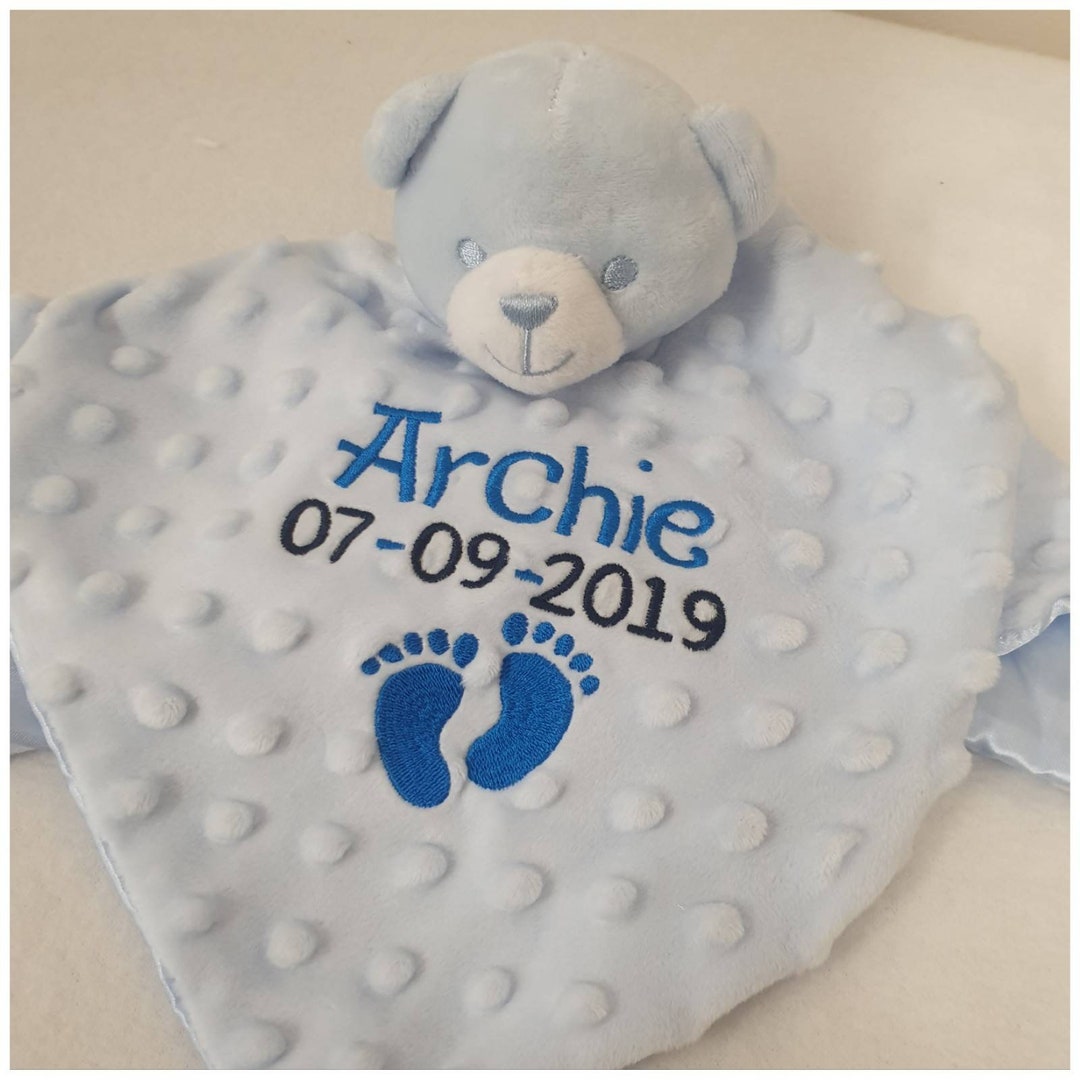 Personalised Comfort Blanket, Cuddle Blanket, Girl,boy, Dimple Blanket ...