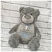 Personalised Christening Teddy Bear, Embroidered Baptism Bear, Baby ...
