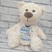 Hand Picked From Heaven Teddy Bear, Personalised Memorial Teddy Bear ...