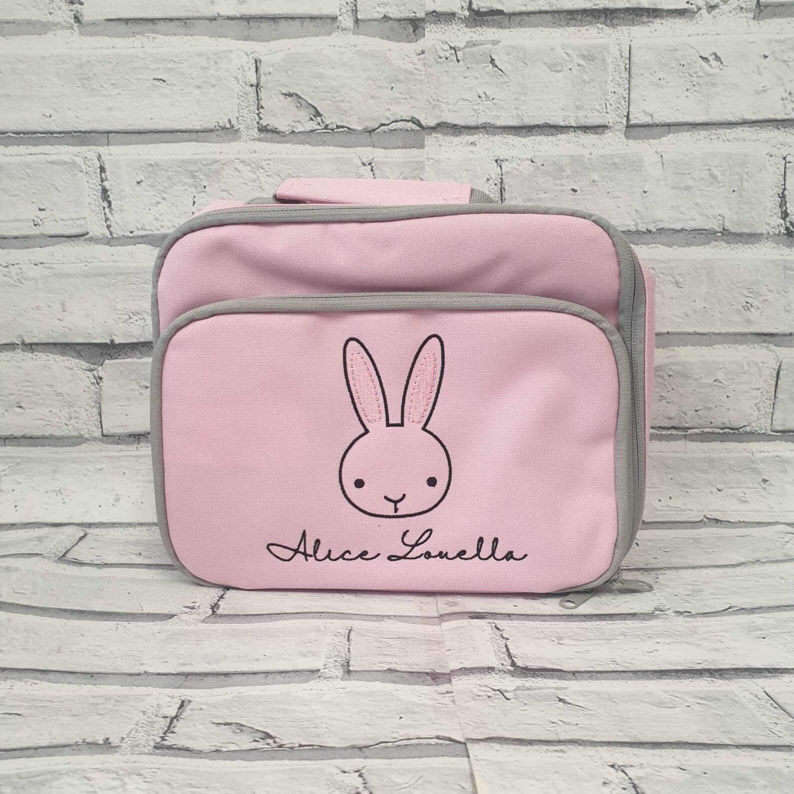 Personalised Bunny Rabbit Lunchbox School Lunch Bag Toddler - Etsy