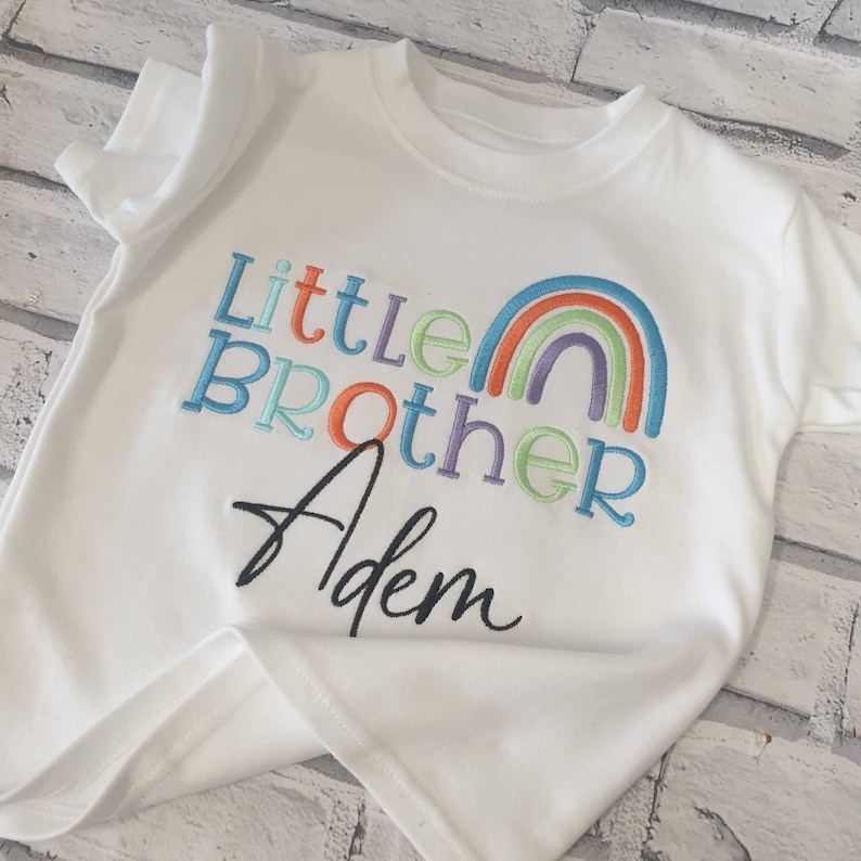 Personalised Matching Sibling Set Sibling Matching Rainbow - Etsy