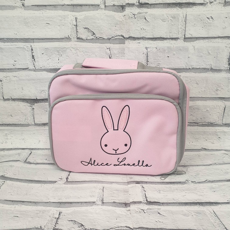 Personalised Bunny Rabbit Lunchbox School Lunch Bag Toddler - Etsy