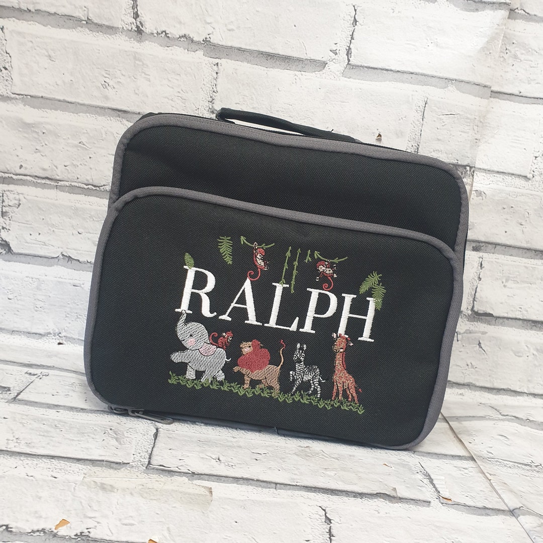 Personalised Safari Lunch Box, Safari Lunch Bag, School Lunch Box ...