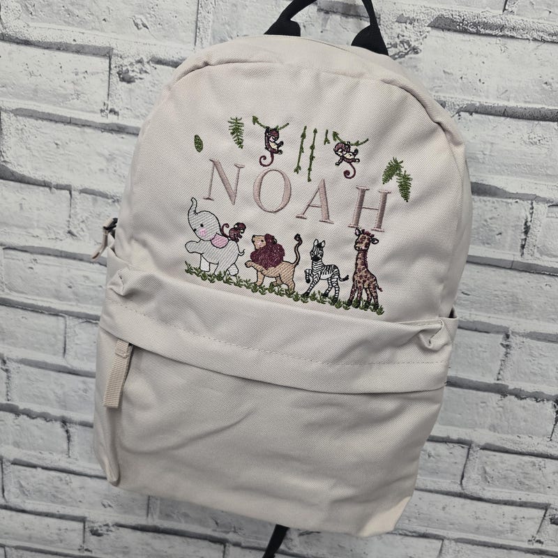 Jungle Theme Backpack - Etsy UK