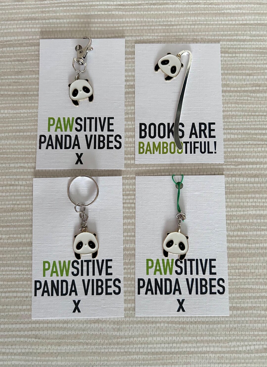 Cute Charms! Panda Clasp/phone Charm/keyring/bookmark. Ideal Pick Me Up ...
