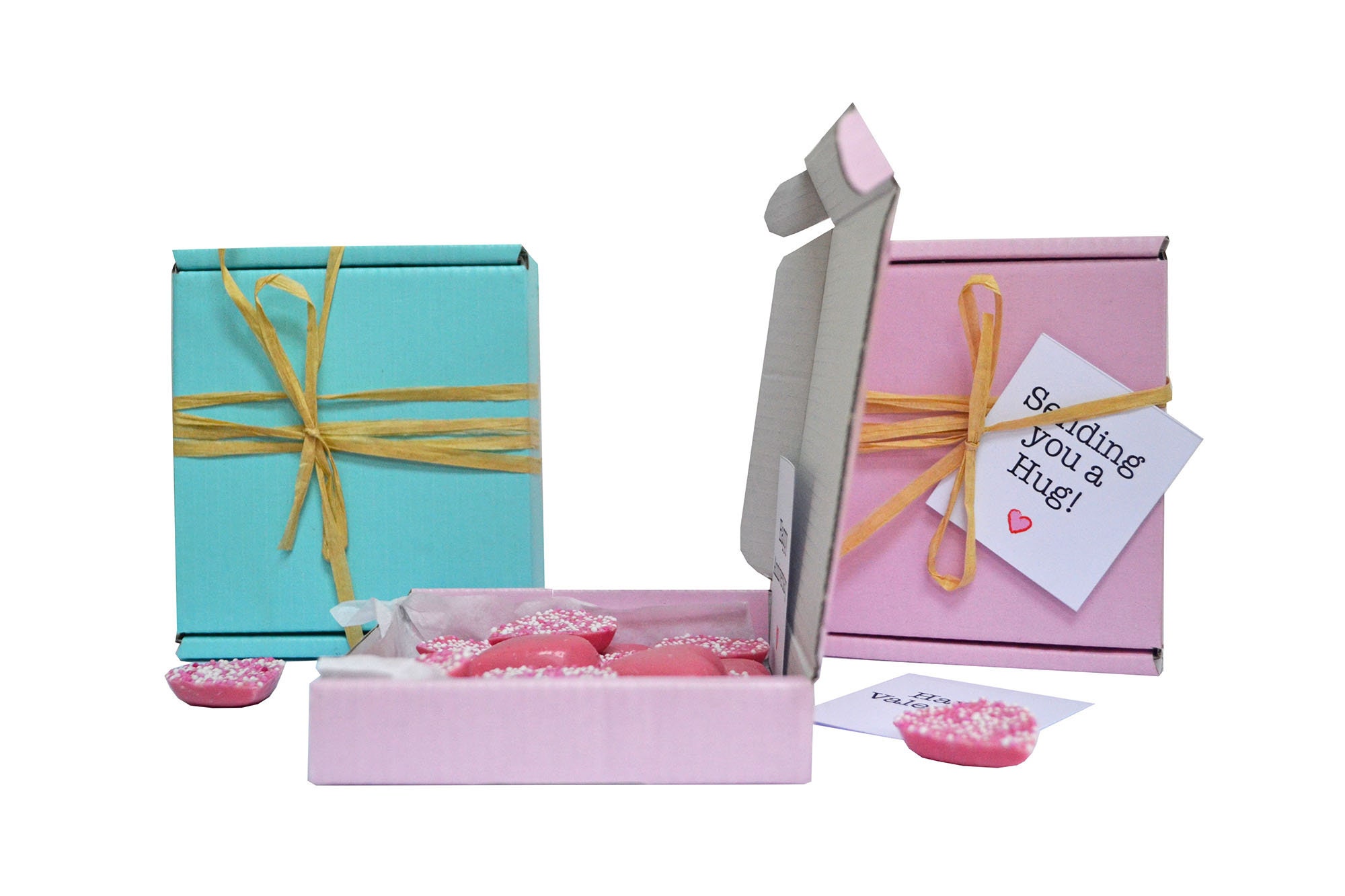 Tiny Treats Little Pink Box of Chocolate Hearts. Ideal - Etsy