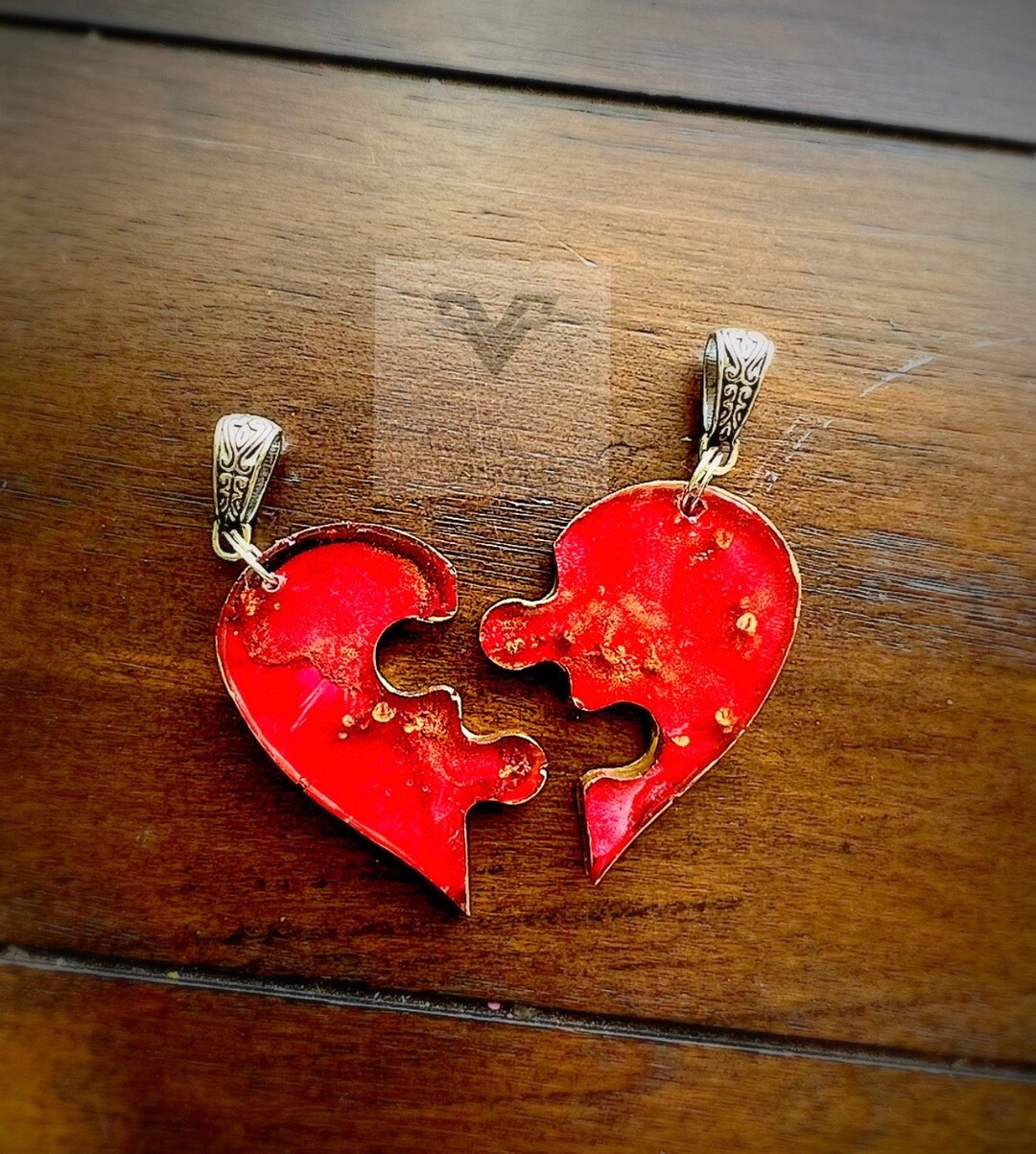 Other Half of My Heart Pendants / Two Necklaces / Two Keychains / One ...