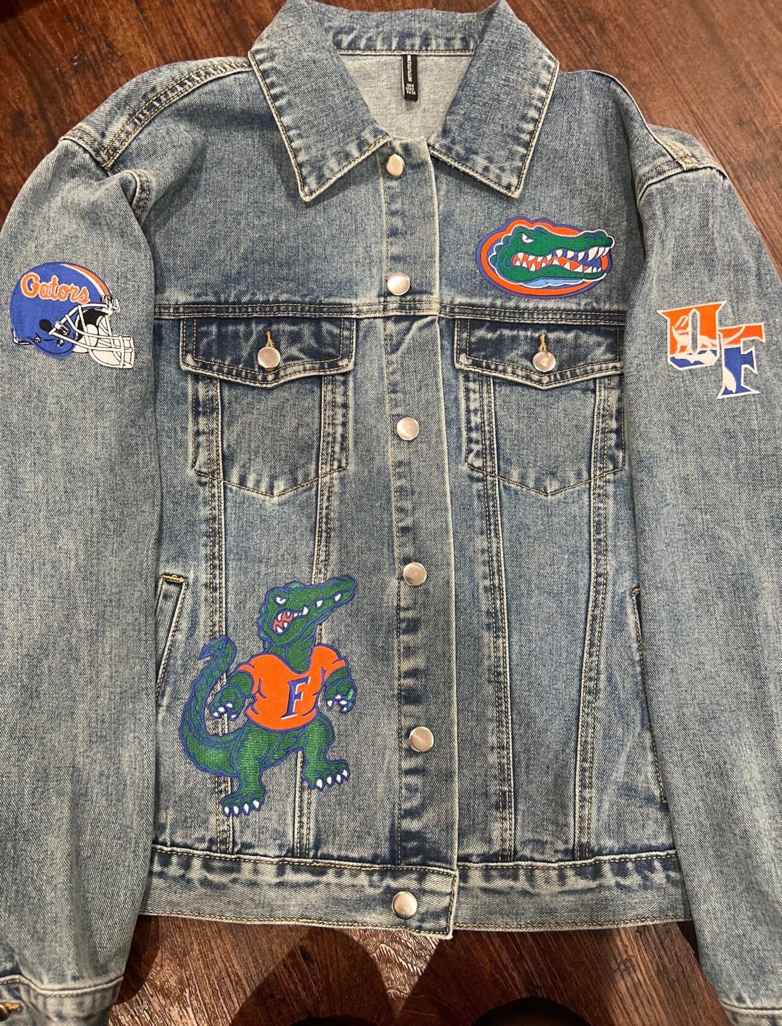 Custom Jean Jacket | Custom Denim Sports Jacket | Jean Jacket | College ...