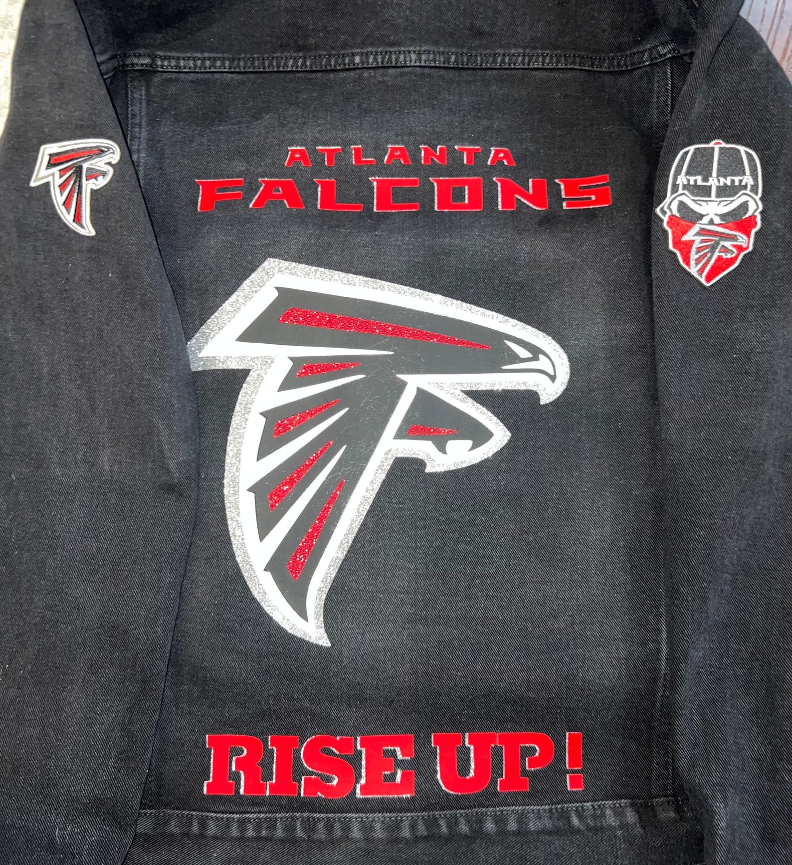 Custom Jean Jacket | Custom Denim Sports Jacket | Jean Jacket | College ...