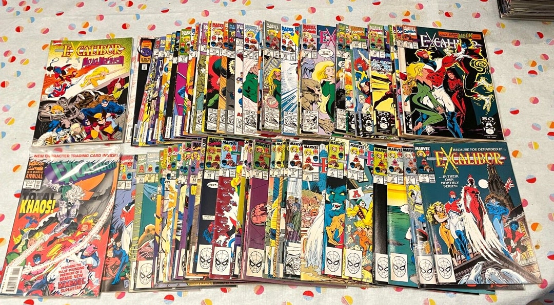 EXCALIBUR Lot 1-89 79 HIGH Grade Comic Books - Etsy