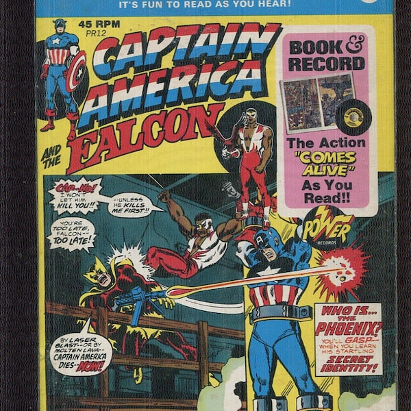 Captain America Falcon Comic Book - Etsy