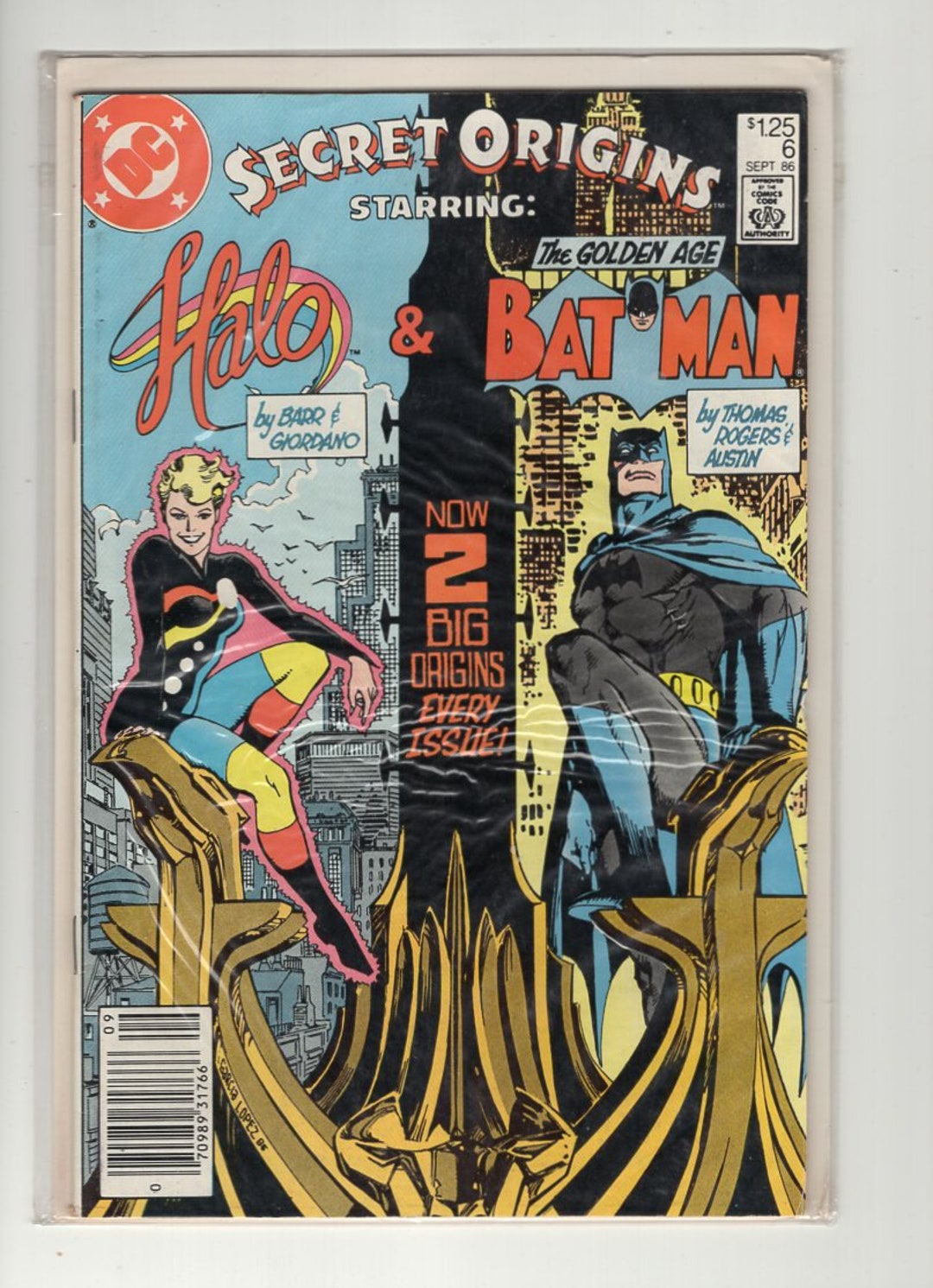 SECRET ORIGINS 6 SEPT 86 Comic Book - Etsy