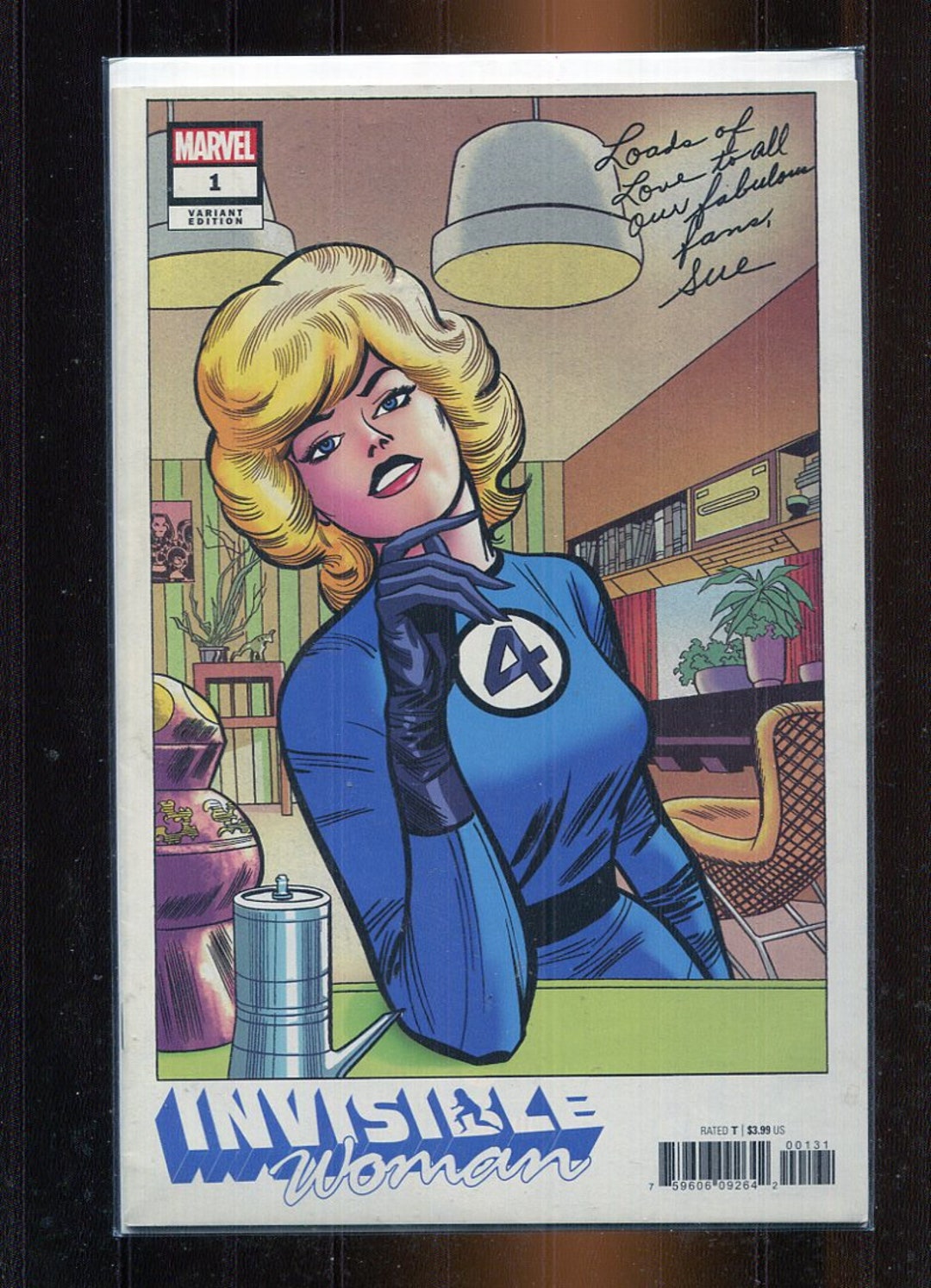 Invisible Woman 1 Jack Kirby Hidden Gem 1 100 Variant Comic Etsy