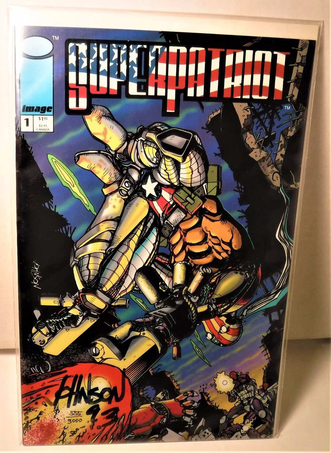 Comic Book Signed by Artist Dave Johnson ONLY 555 of 3000 Signed With ...