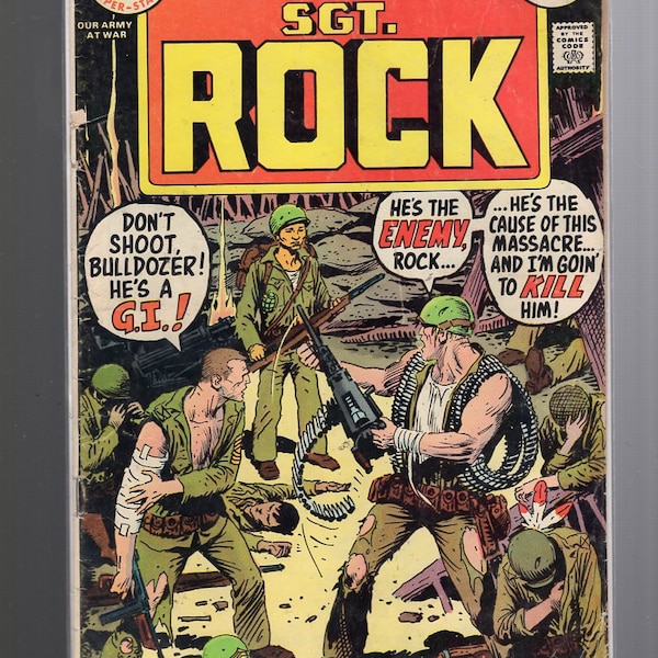 Sgt Rock Comics - Etsy