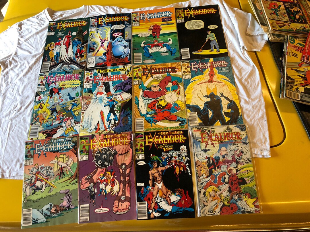 EXCALIBUR 12 Bk Comic Book Lot 1 2 3 4 5 7 10 11 12 13 19 and SPECIAL ...