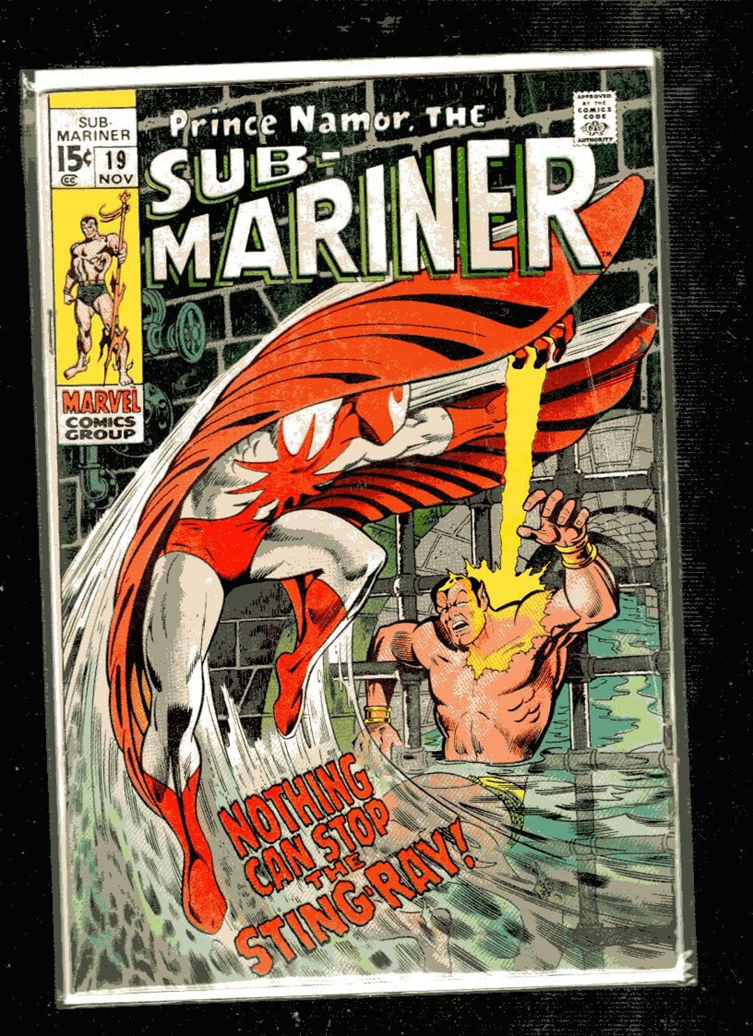Sub Mariner 19 1st Appearance of Sting-ray 1969 Marvel Comic Book - Etsy