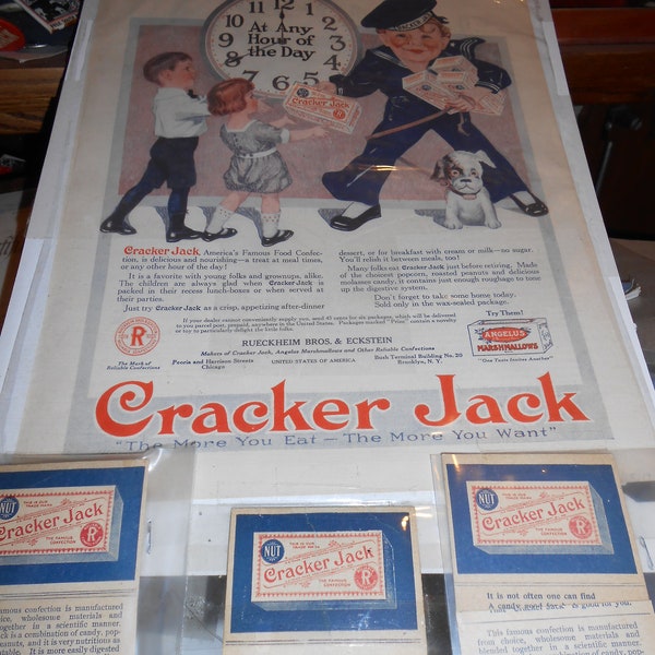 Cracker Jack Cards - Etsy