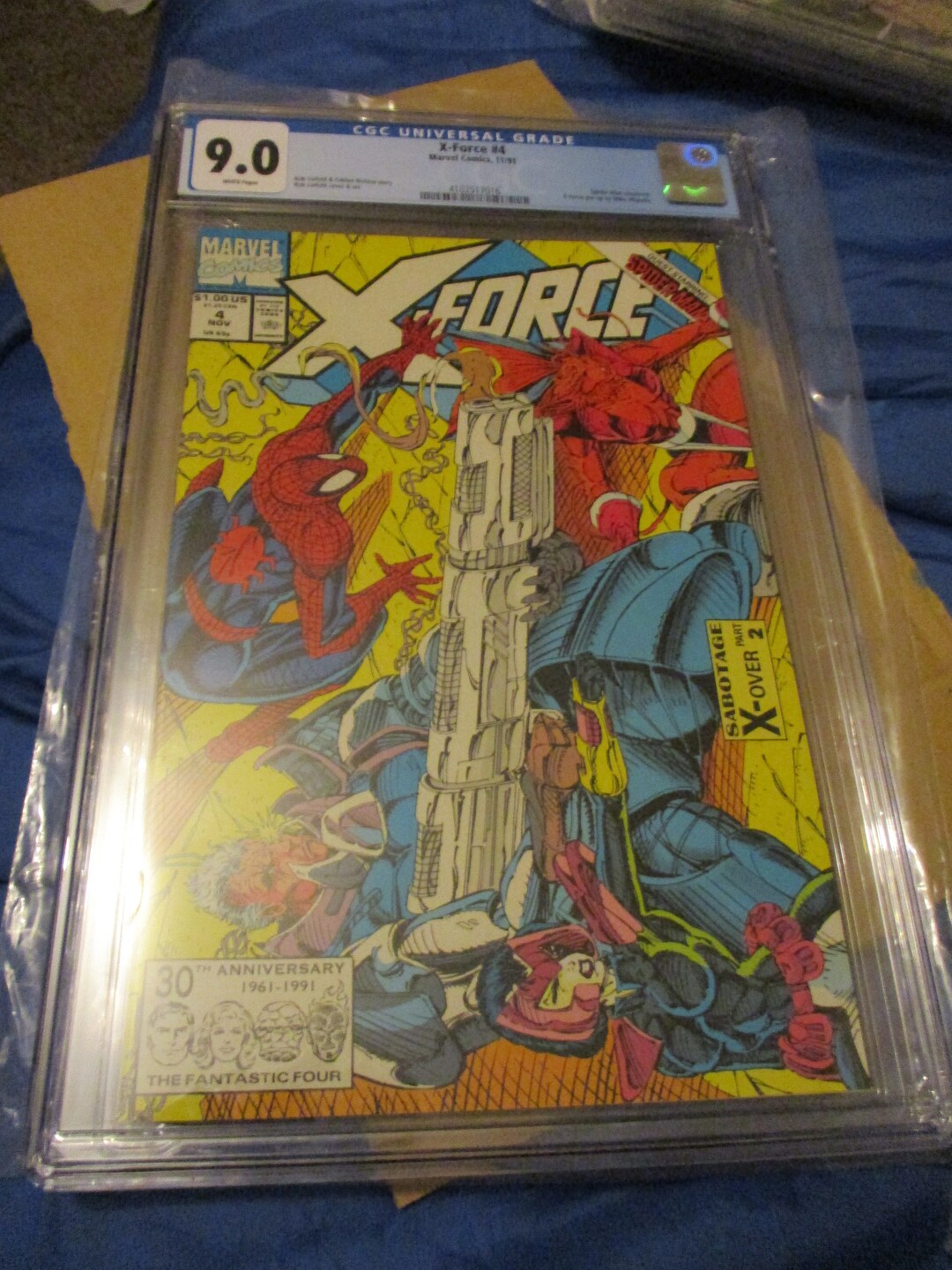 X-FORCE 4 CGC 9.0 Key Issue Team-up With Spider-manthird Appearance of ...