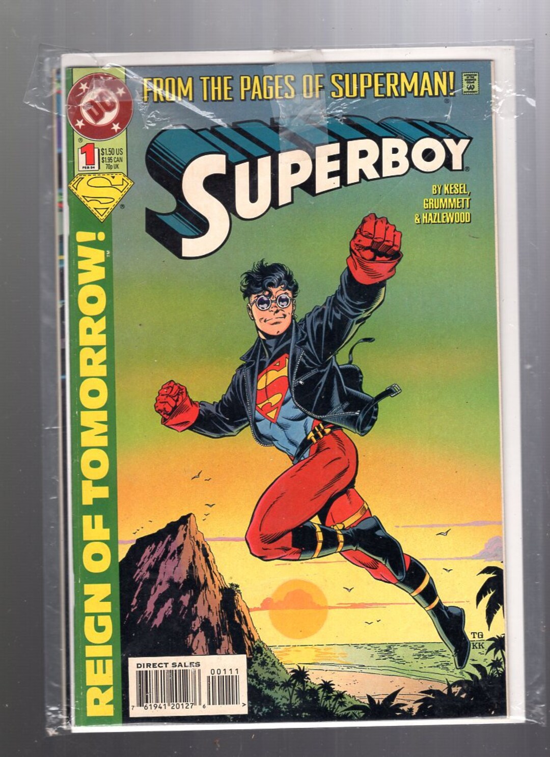 Superboy 1 Reign of Tomorrow DC Comic Book february 1994 Plus 1 ...