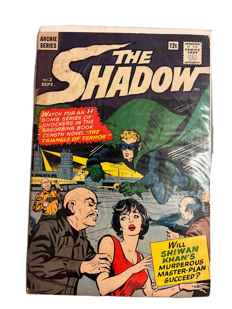 The Shadow 2 September 1964 Radio Comics Silver Age Archie Adventure ...