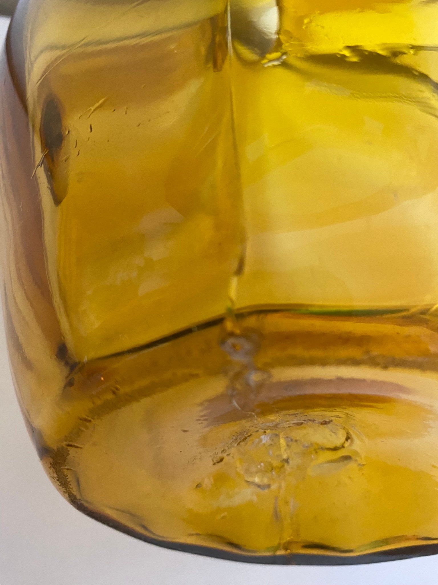 Vintage Blenko Amber Honey Gold Ribbed Pitcher Mid Century - Etsy