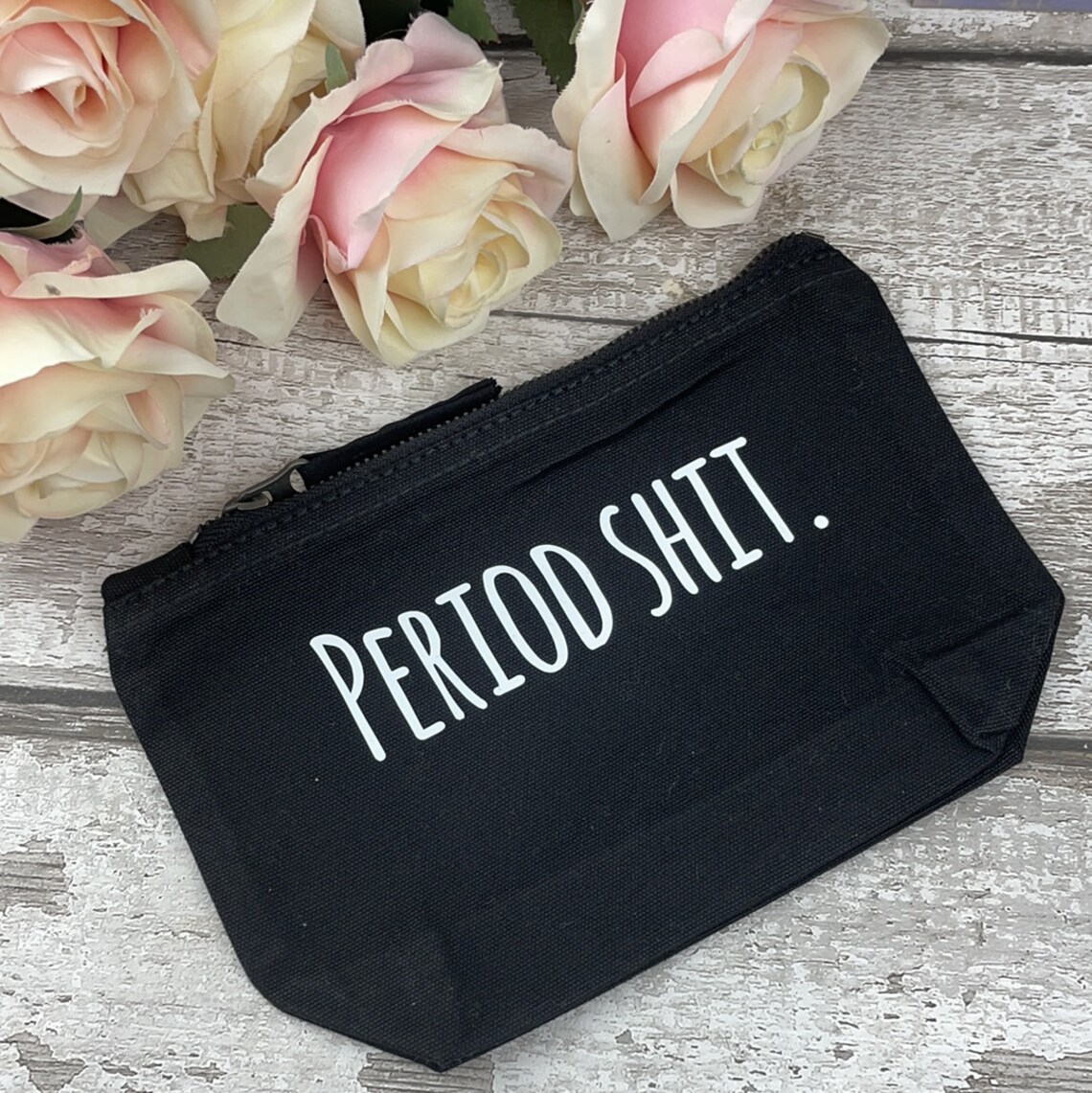 Period Shit Tampon Bag, Period Pouch, Sanitary Holder, Menstrual Cup ...