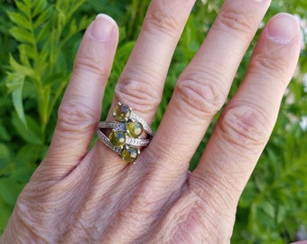 Idocrase ring | Etsy