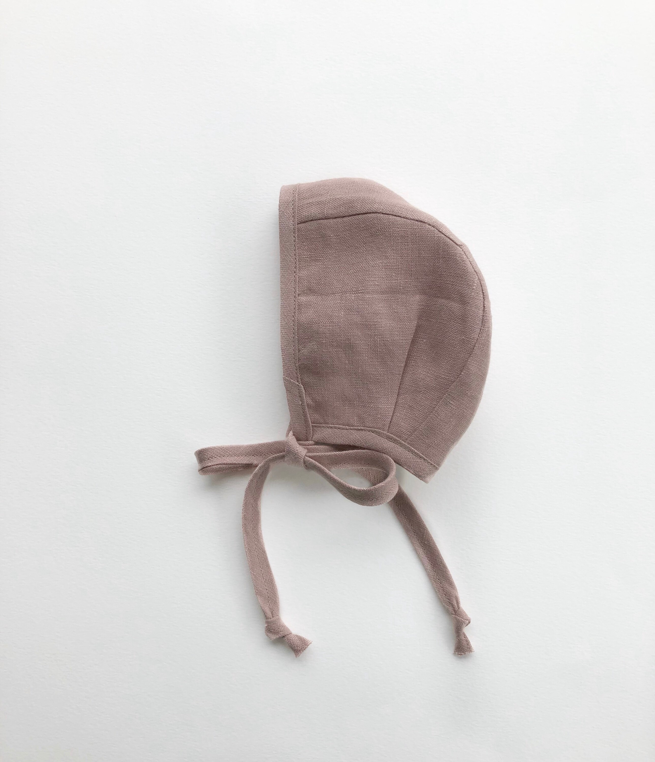 Natural Linen Bonnets/ Gender Neutral Bonnet Brimless Bonnet - Etsy