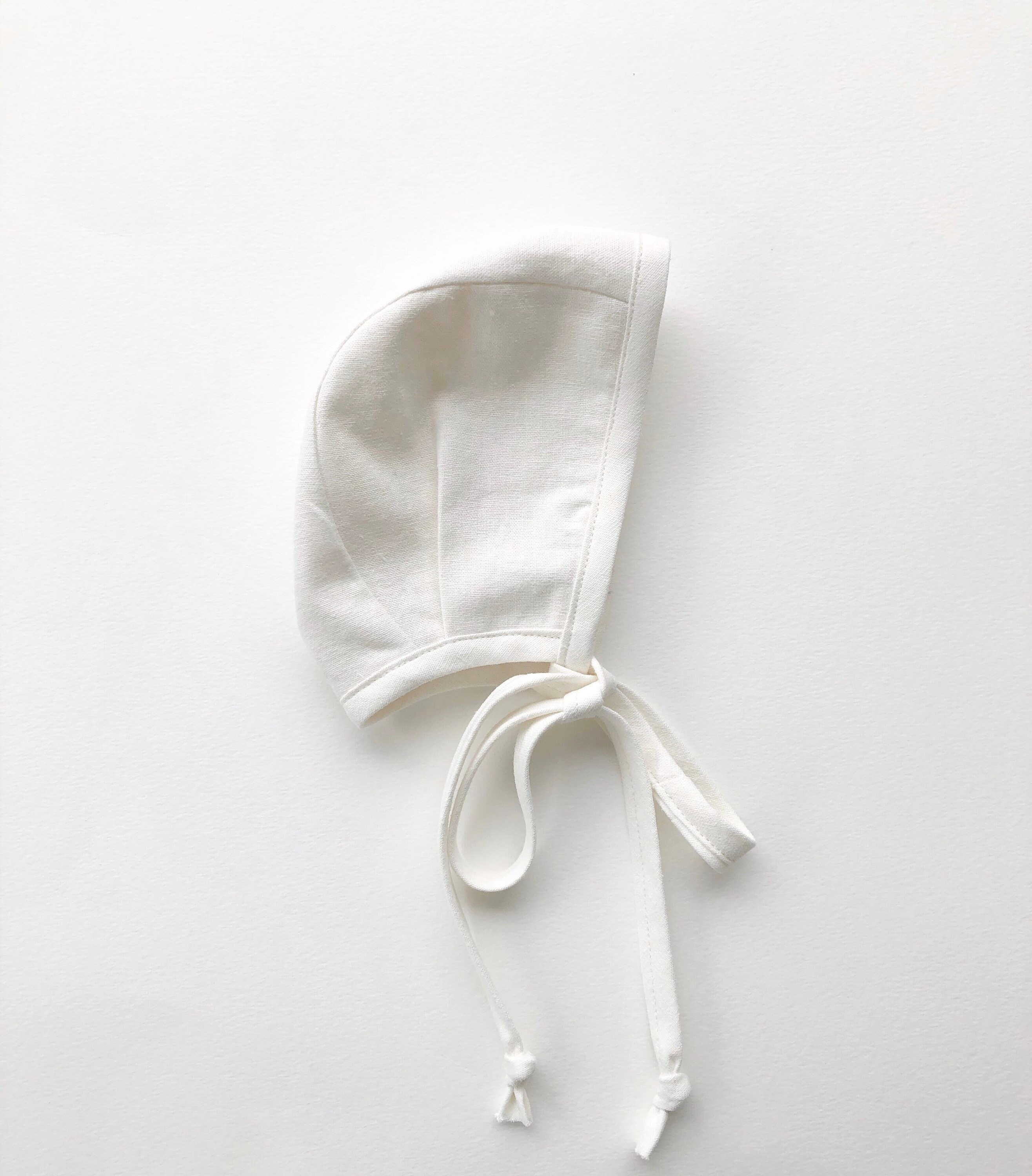 Natural Linen Bonnets/ Gender Neutral Bonnet Brimless Bonnet - Etsy