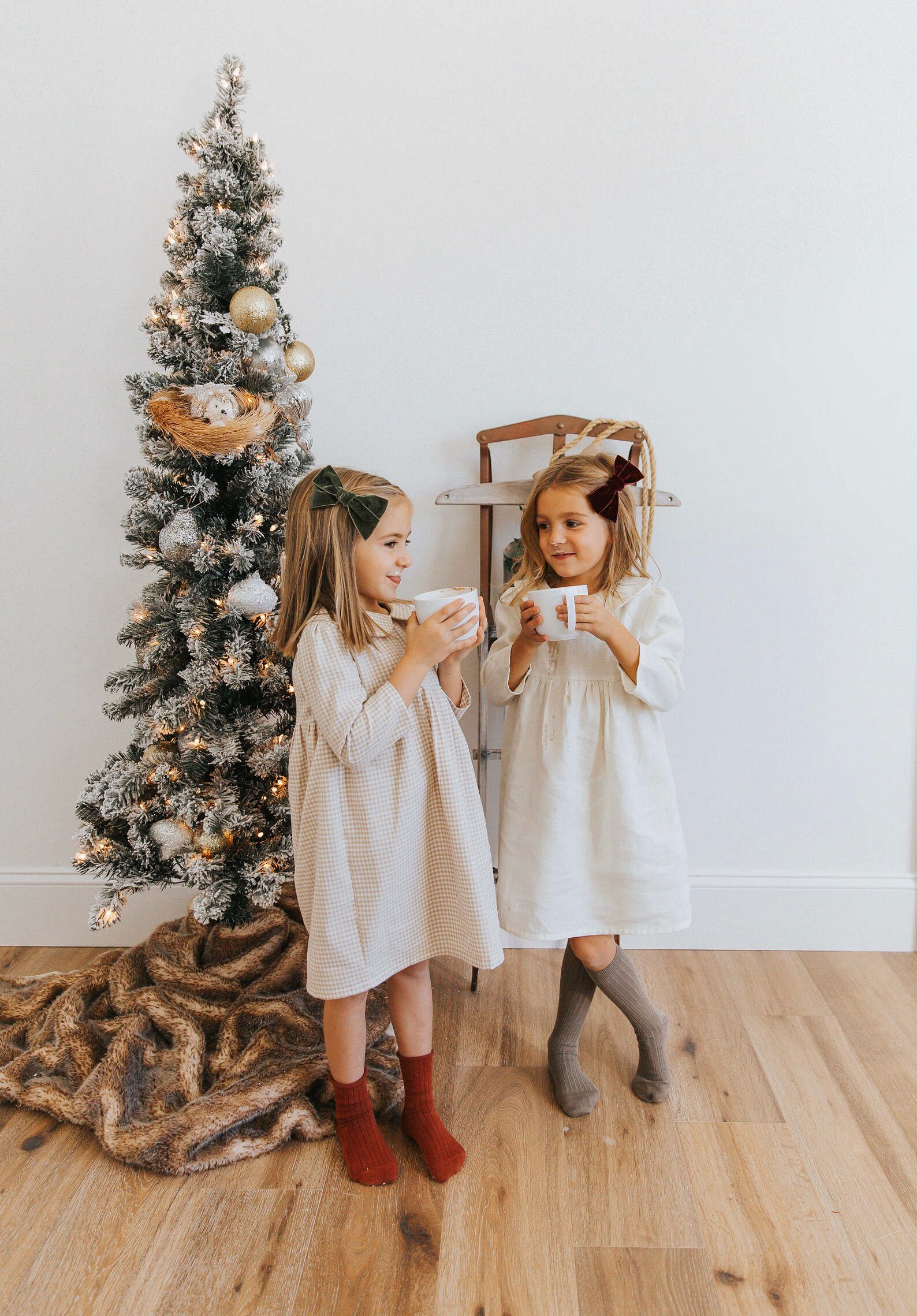 Peter Pan Collar Linen Dress/ Peter Pan Collar Easter Girl Dress/ Baby ...