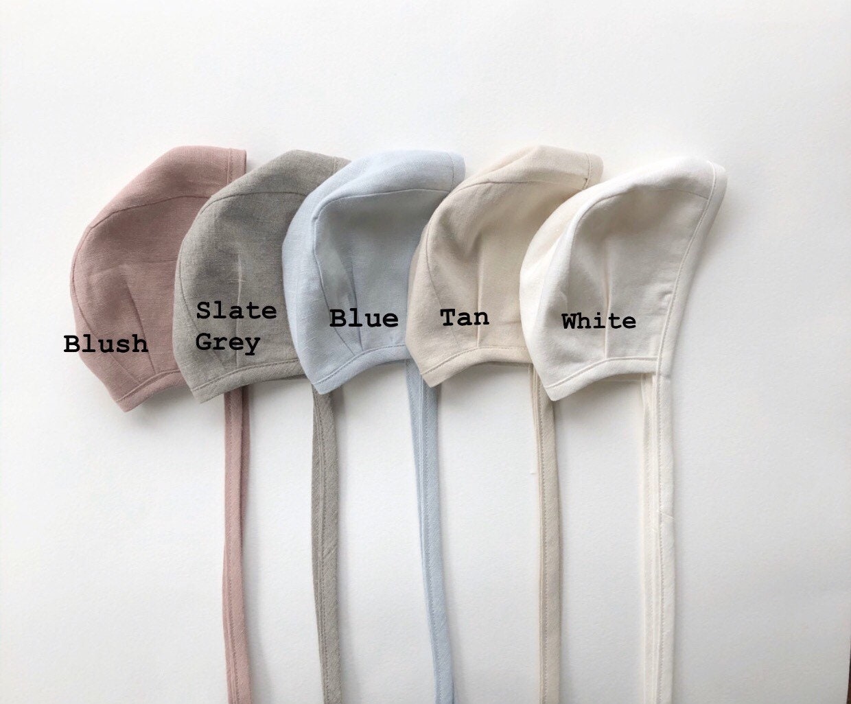 Natural Linen Bonnets/ Gender Neutral Bonnet Brimless Bonnet - Etsy
