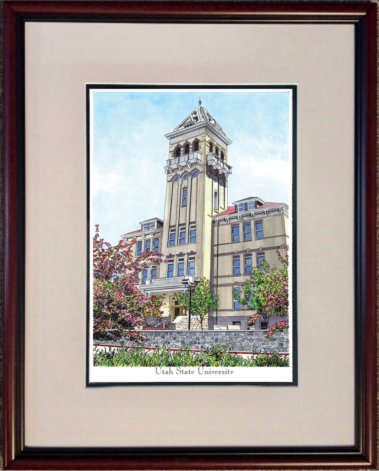 Utah State University LIMITED EDITION Pen and Ink and | Etsy