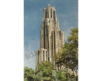 Cathedral of Learning University of Pittsburgh - Etsy