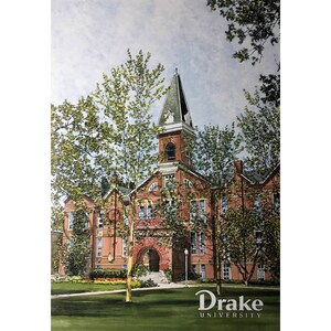 Drake University LIMITED EDITION Pen and Ink and Watercolor - Etsy