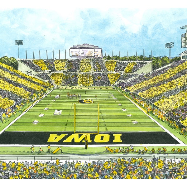 Kinnick Stadium Iowa Svg - Etsy