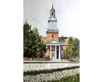 Johns Hopkins Art - Etsy